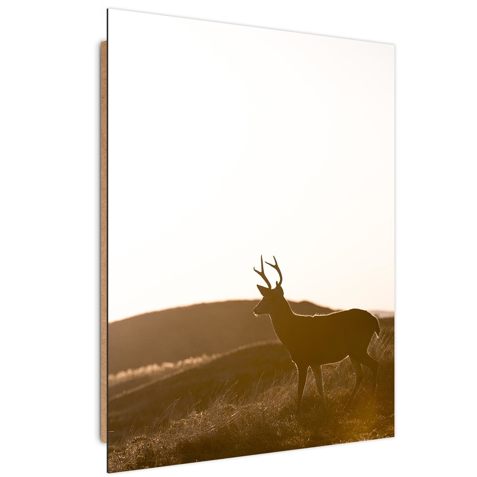 Tableau bois jeune cerf | Leroy Merlin