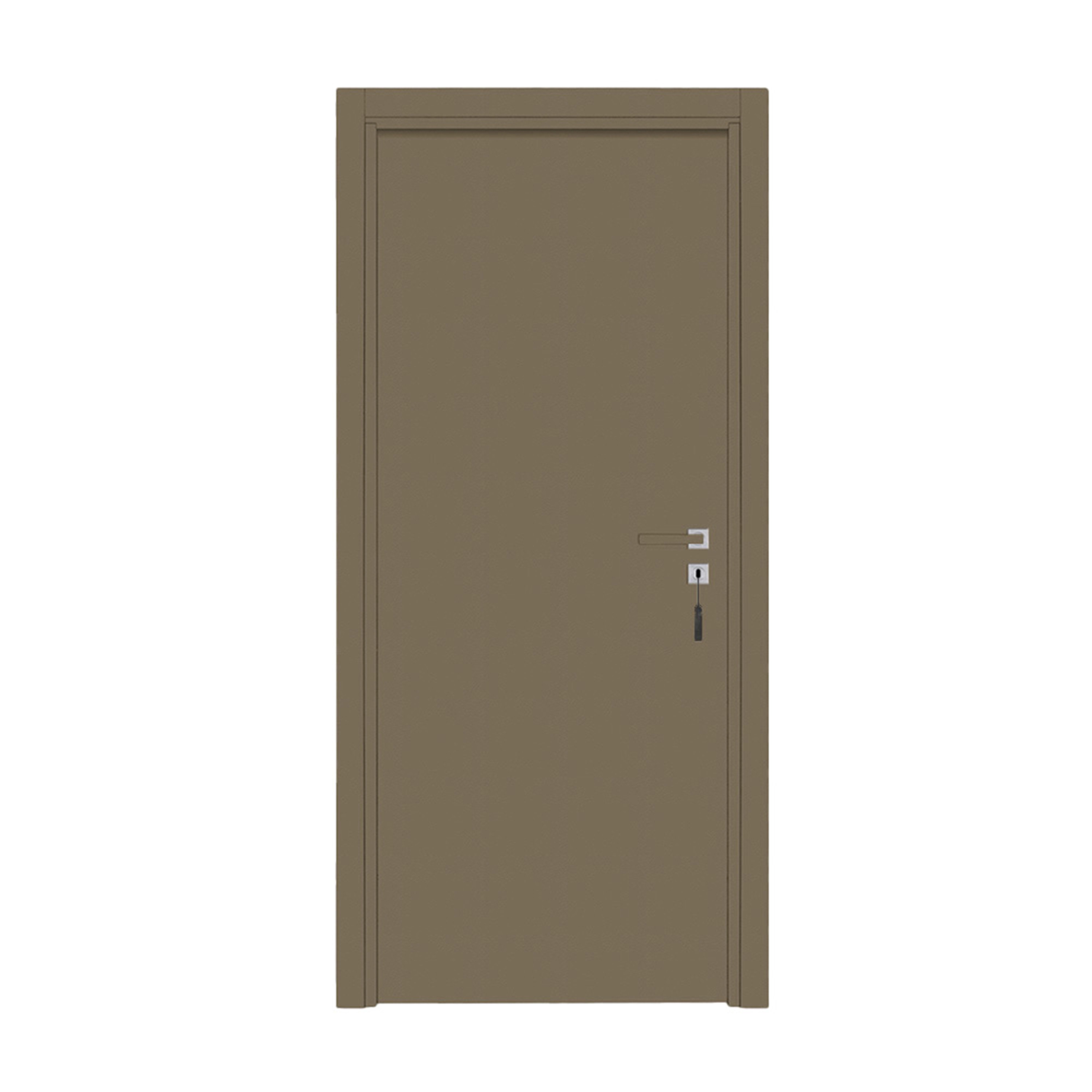 Bloc-porte pose fin de chantier collection Premium Miro, H.204 x l.63 ...