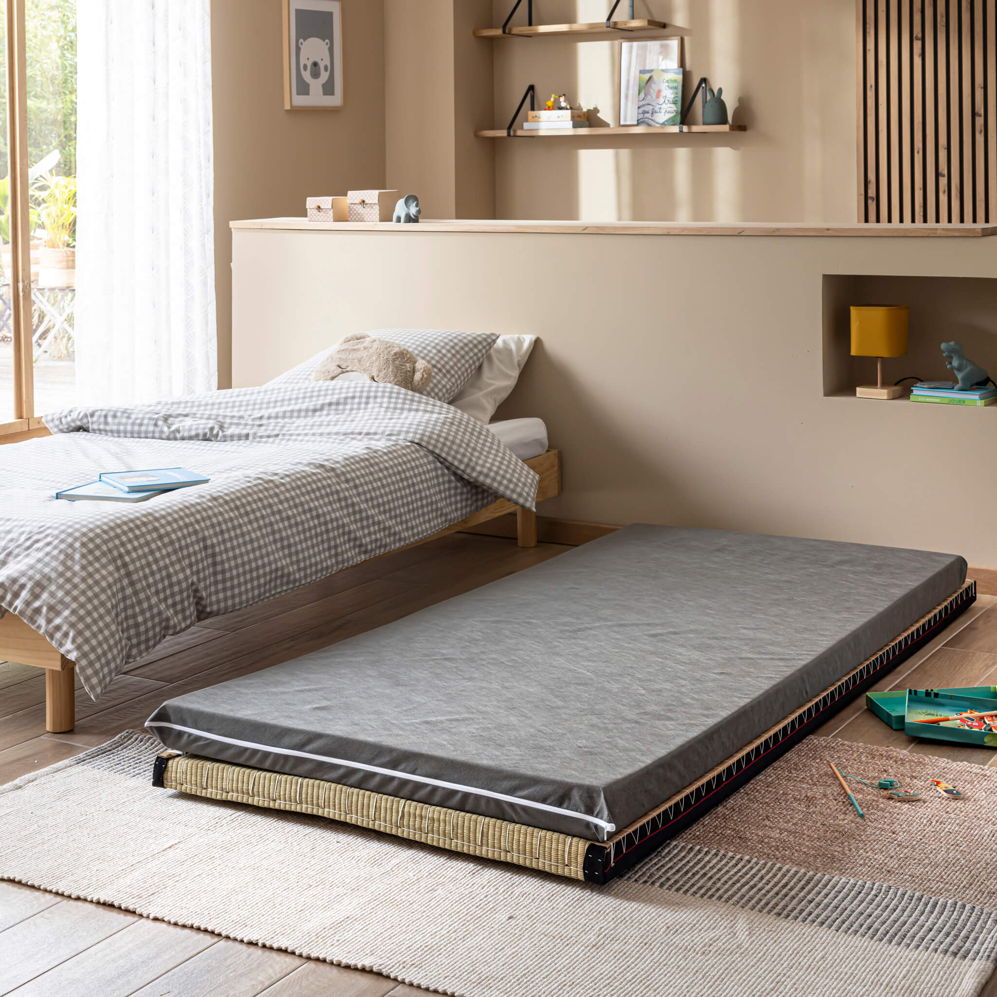 Matelas d’appoint en mousse 8 cm Simplicité - 70x190 | Leroy Merlin