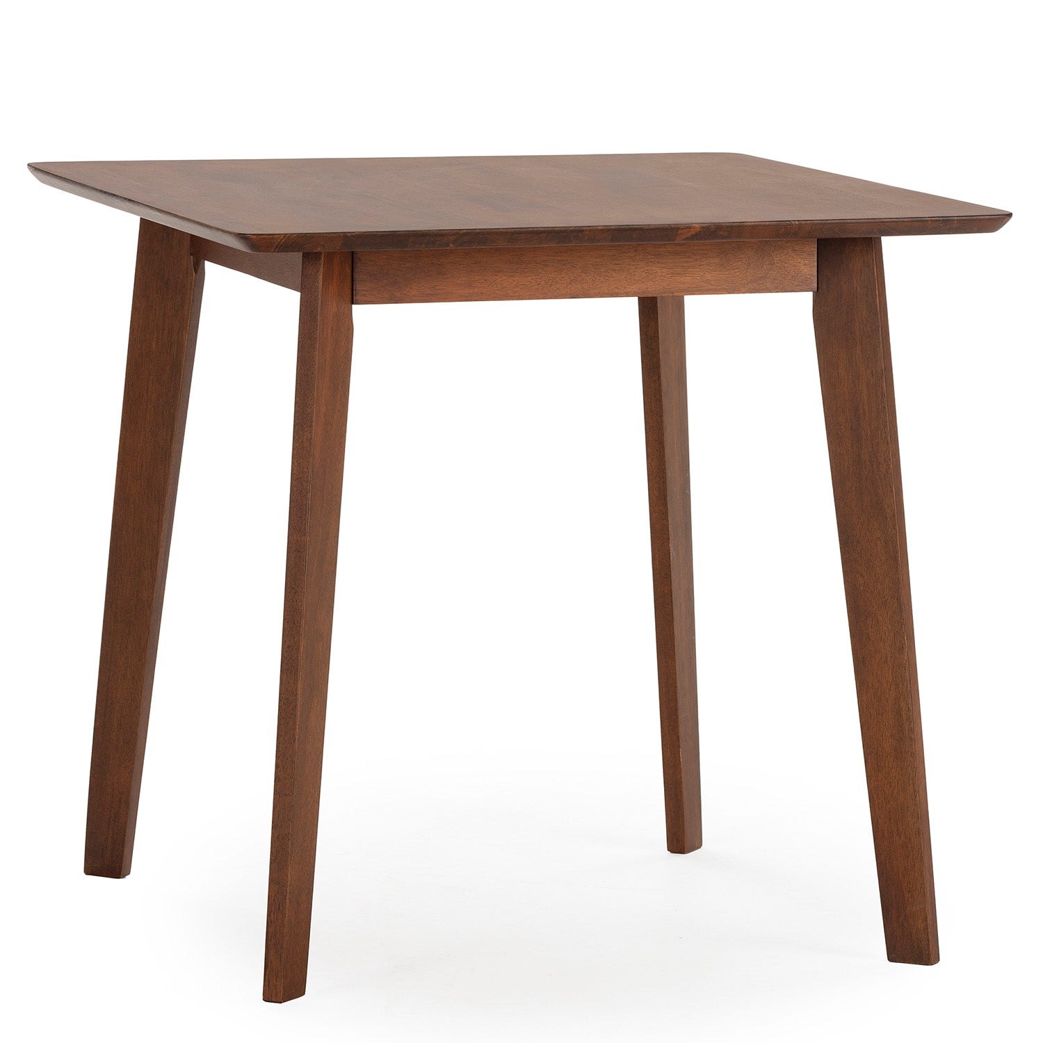 Table à manger Pomago 80x80 cm Couleur Noyer | Leroy Merlin