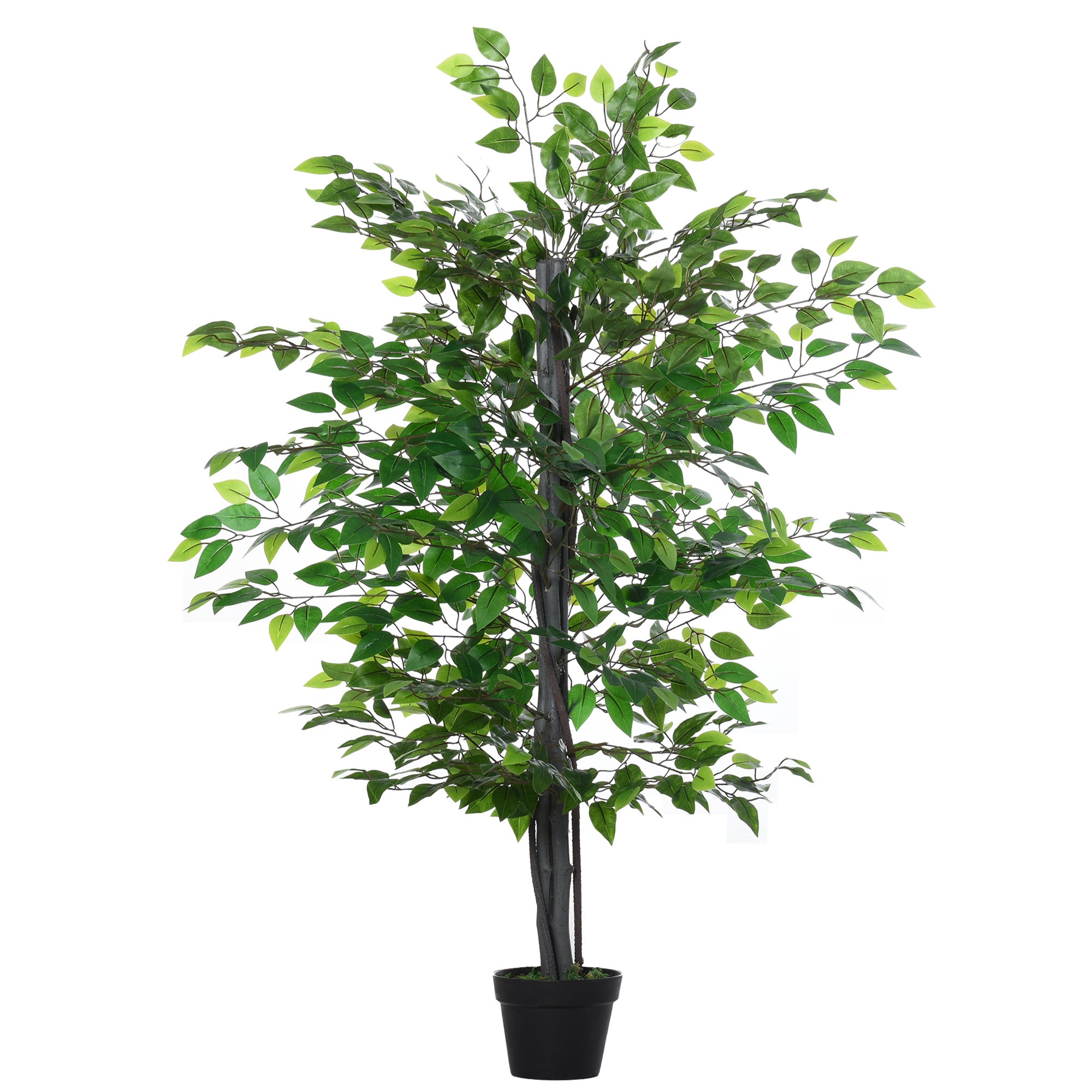 Arbre banian artificiel, en bois massif, d'aspect naturel, adapté au ...