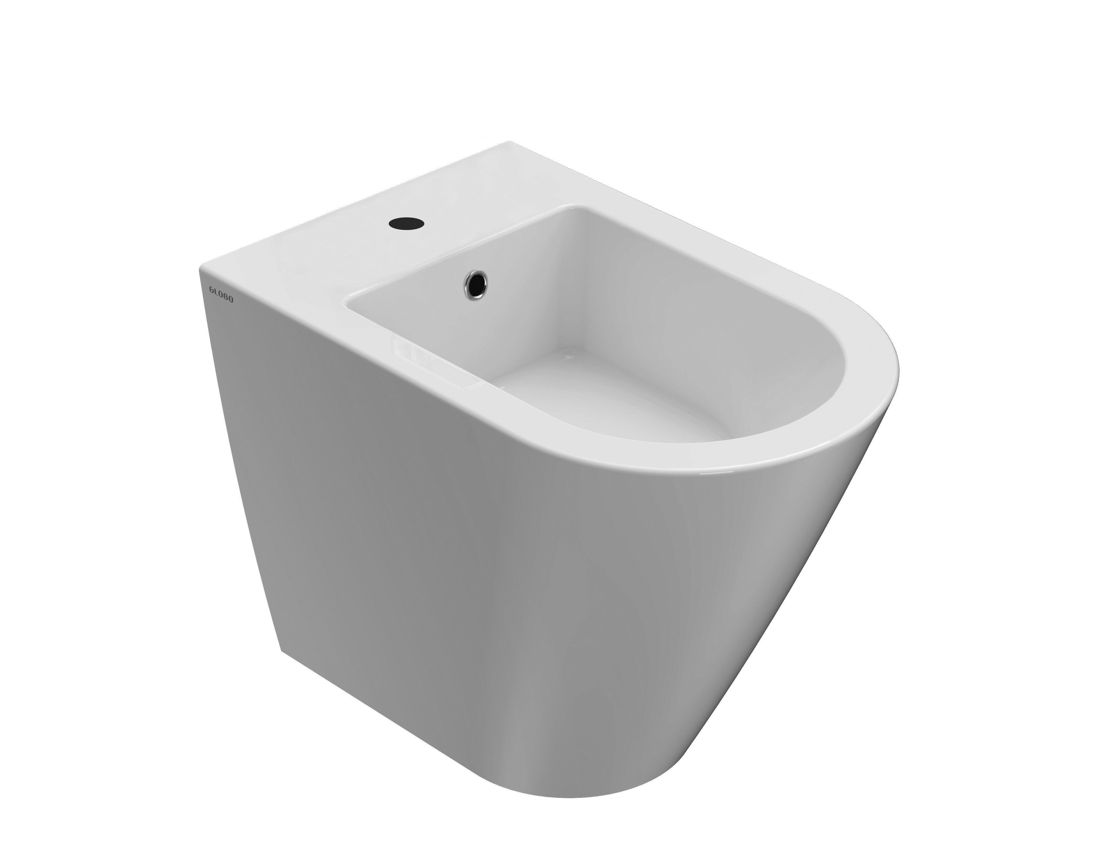 Bidet Globo Forty3 Filomuro Scarico Traslato 57x36 bianco | Leroy Merlin