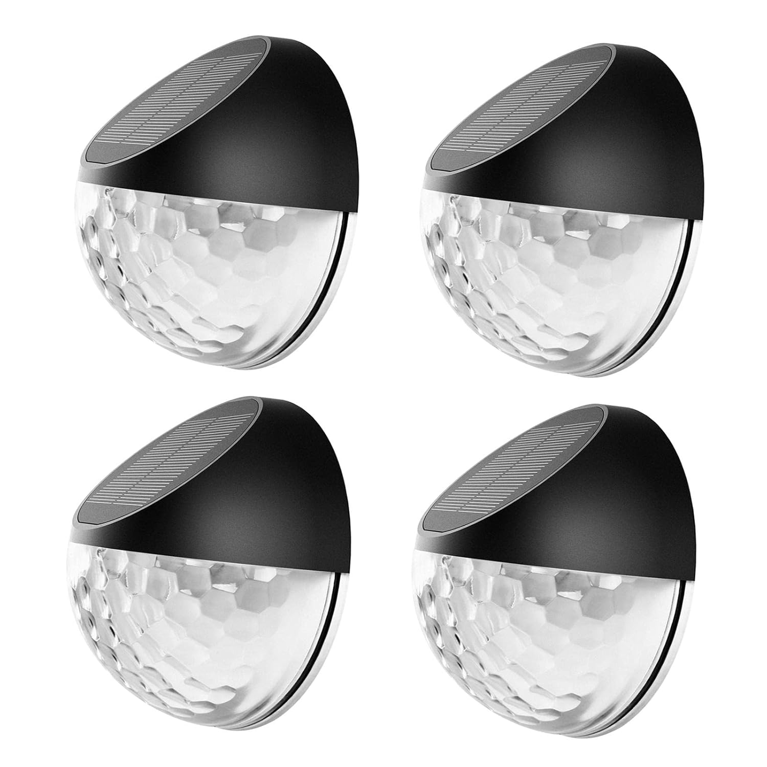 Applique murale solaire, lampe de clôture solaire pour escaliers de ...