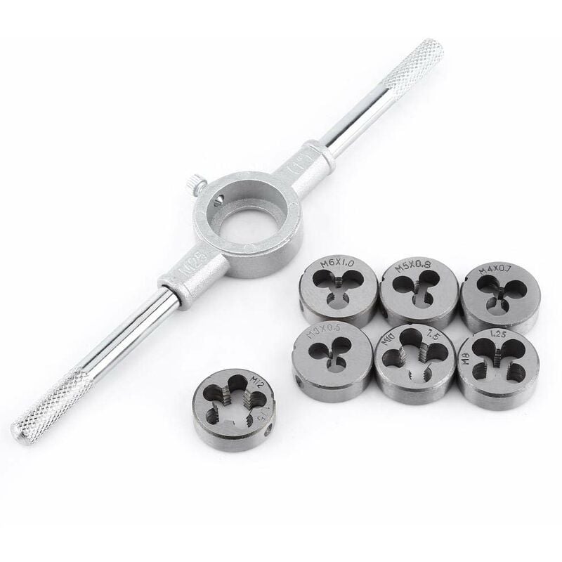 8PCS Vis - 8PCS Vis Die & Clé Clé Filetage Externe Traitement Taraudage ...