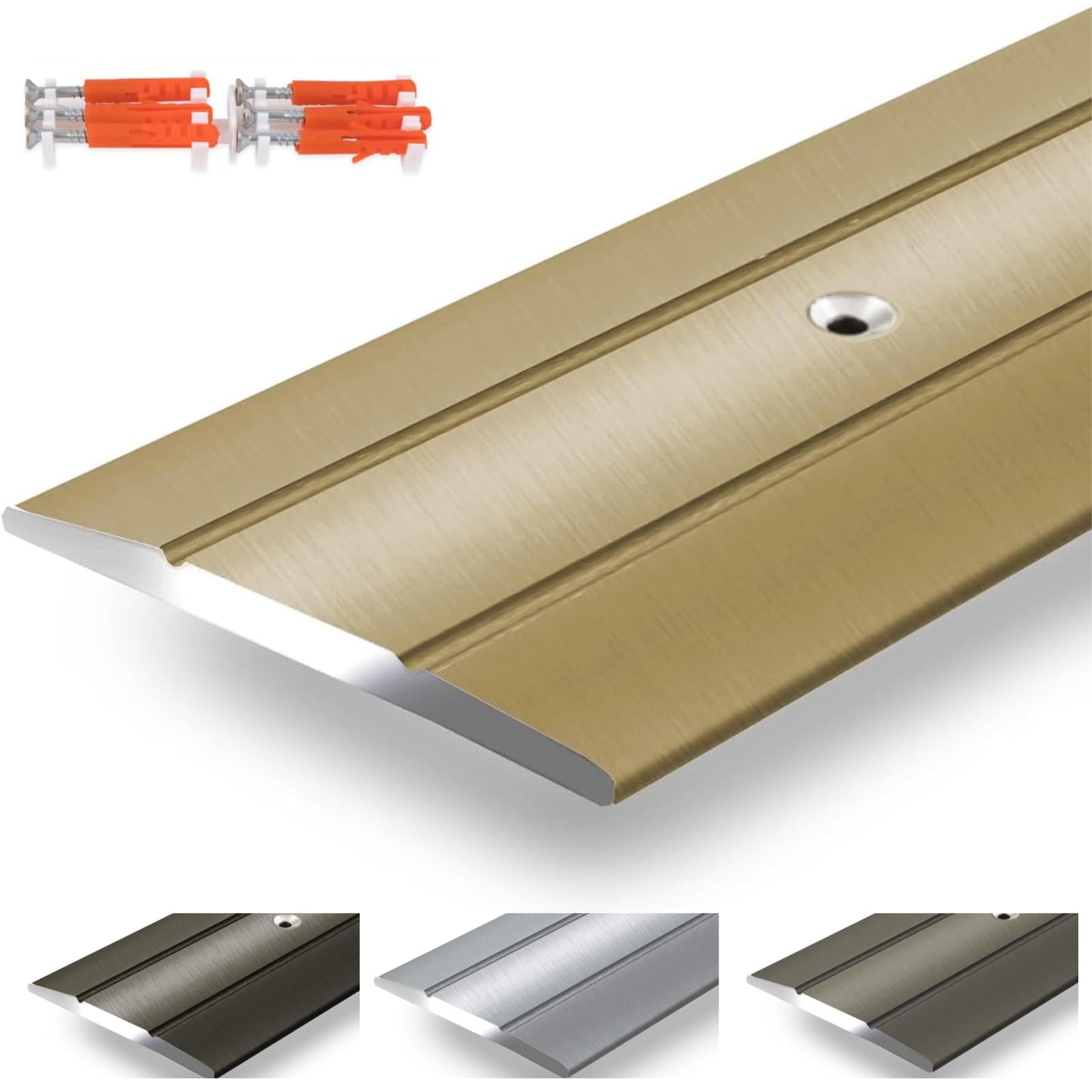 Barre de seuil Firm K132 Forme: C : 36 mm Longueur: 90 cm Pré-percé Or ...