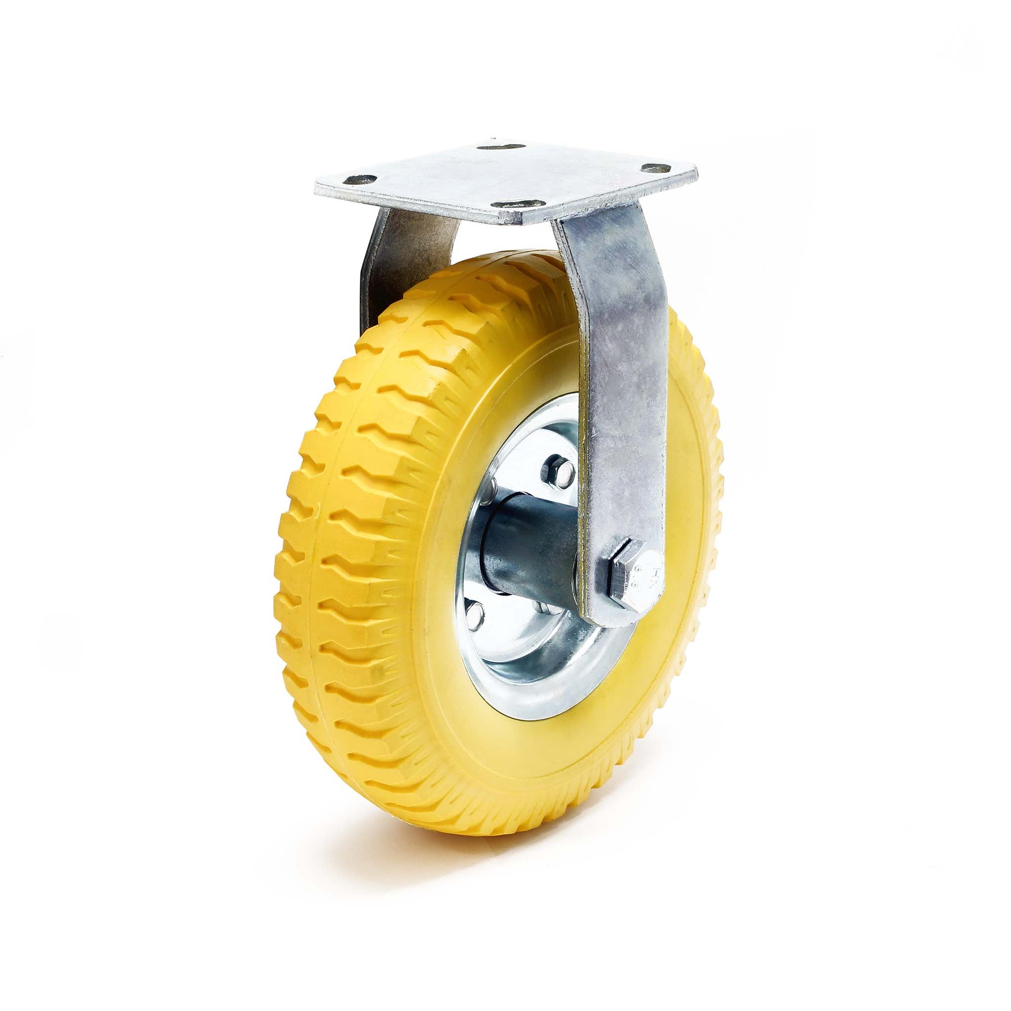 Wiltec Roulette de transport fixe increvable – Ø 225 mm – Capacité 100 ...