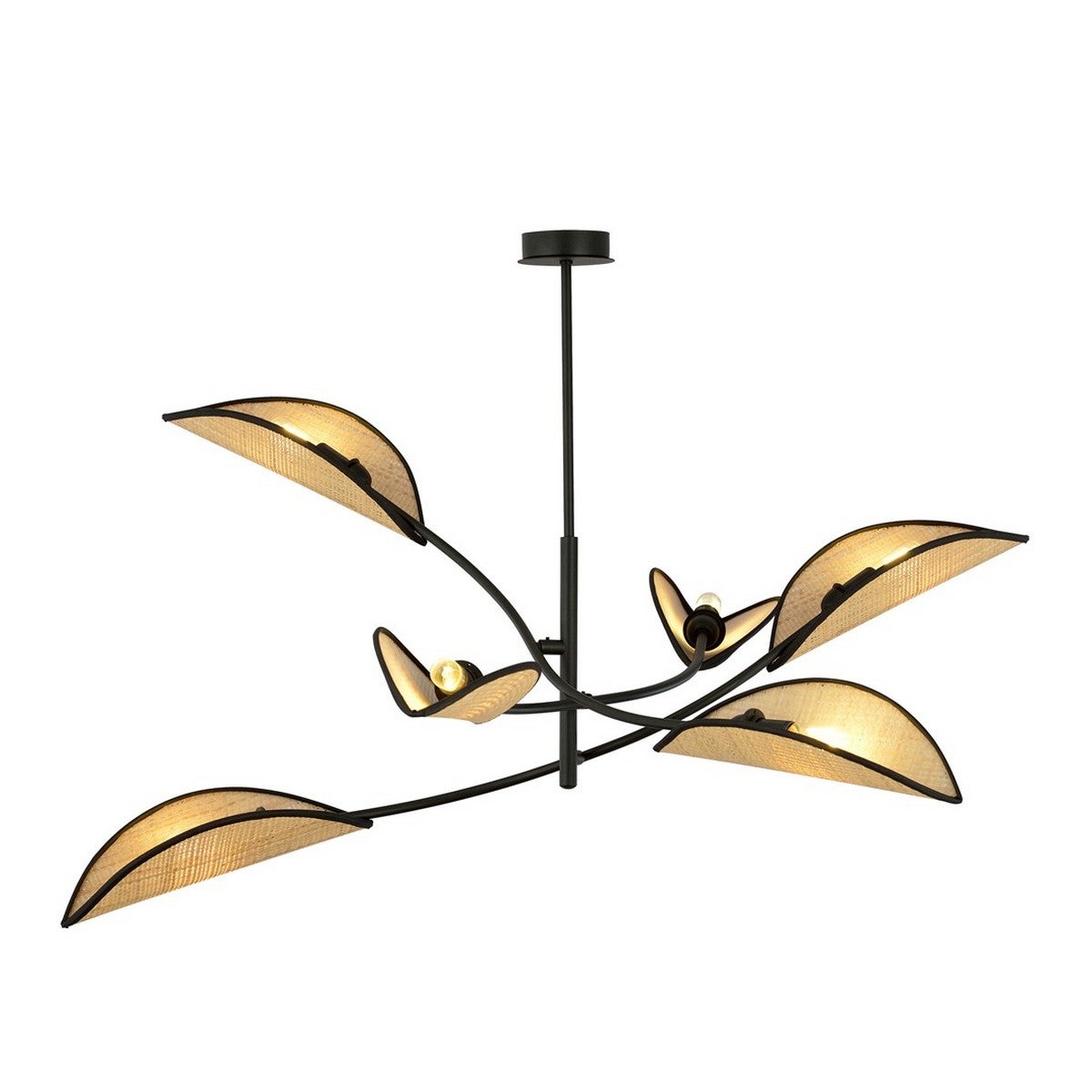 Lámpara de Suspensión Lotus 3, Acero, Marrón, Seven Design | Leroy Merlin