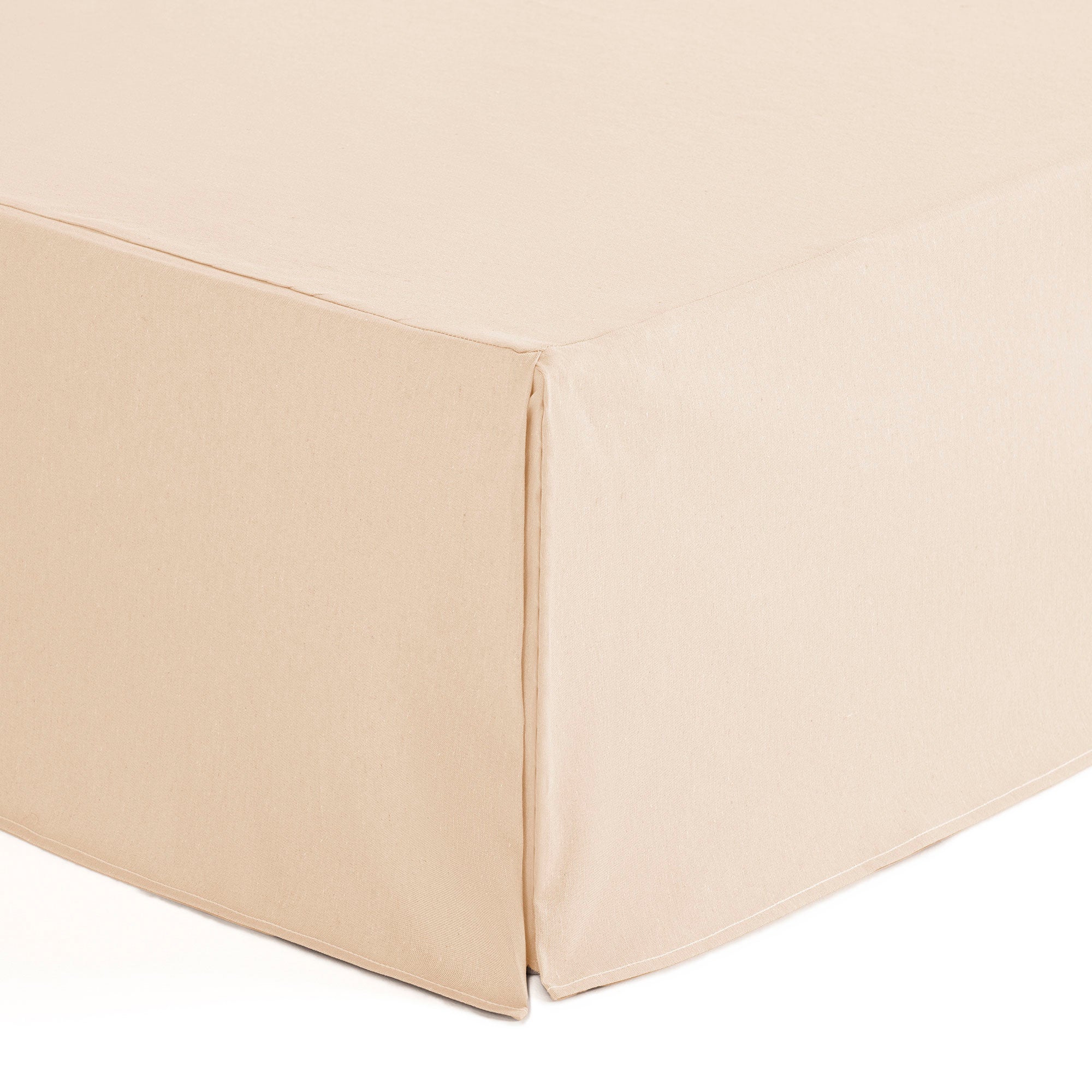 Cubre Canapé Liso Alto 30cm Algodón Poliéster Ancho Cama 180cm Crudo ...