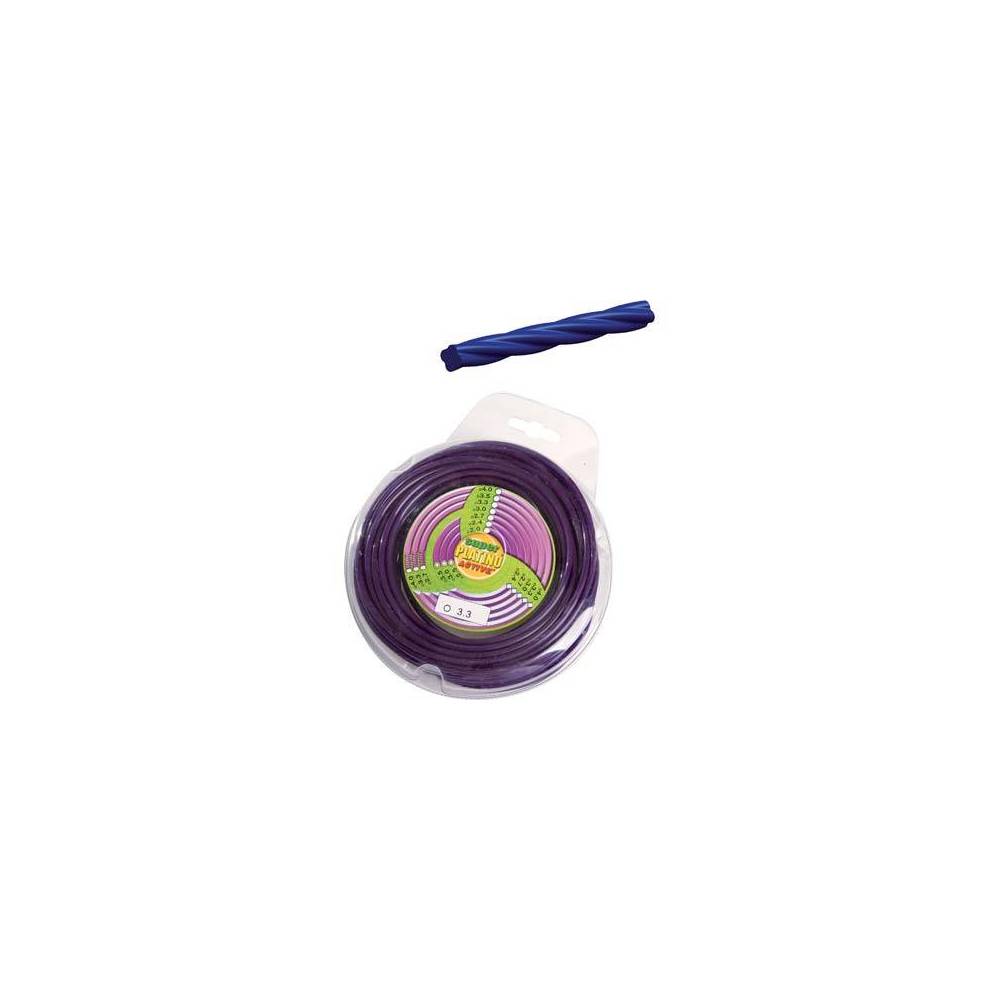 FIL POUR DÉBROUSSAILLEUSE PLATINE ECOSILENT ACTIVE MM 3,3 MT 15 | Leroy ...