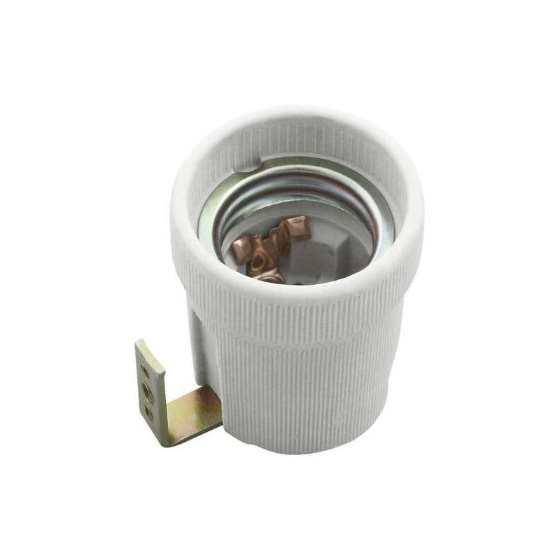 Socket de cerámica E27 Blanche 250V - Resistencia 180 ° C | Leroy Merlin