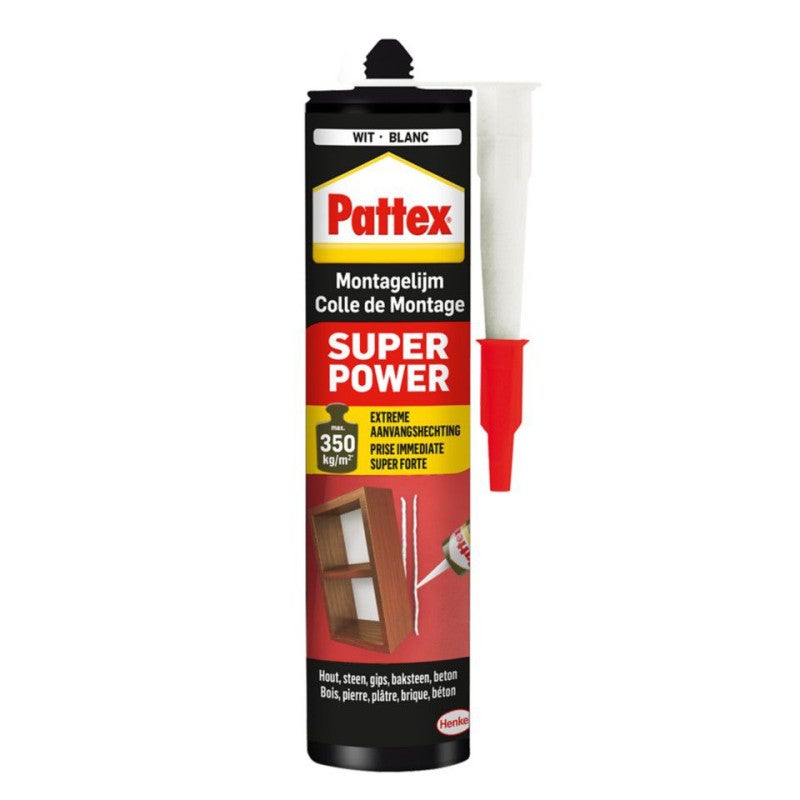 Super Power - Colle de montage à base acqueuse - Pattex - Duo pack : 2x ...