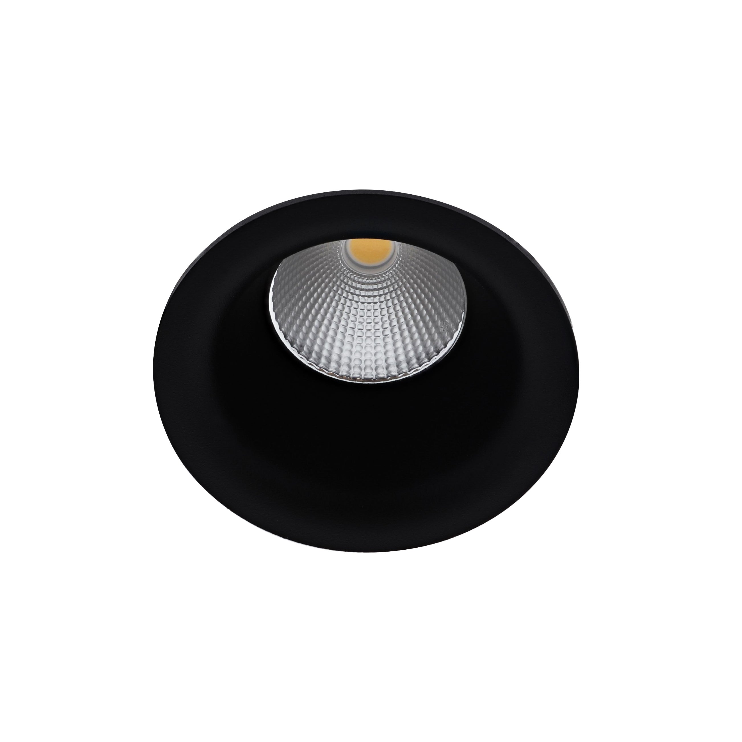 Spot encastré rond fixe réflecteur basse luminance 4000K Noir mat - EPI ...