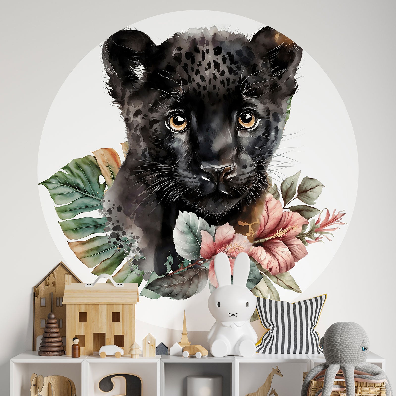 Vinilo Adhesivo Decorativo Redondo para niños - Infantiles - Pequeña ...