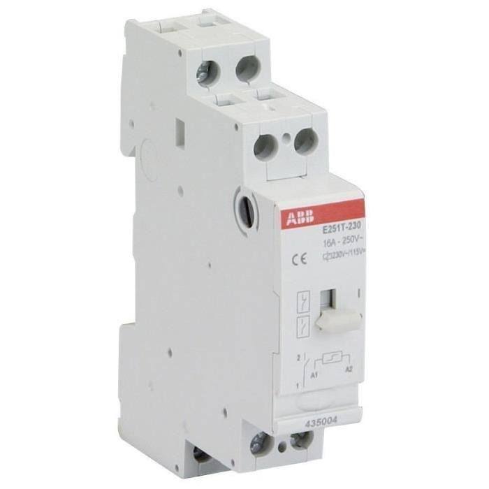 Abb 435004 - Télérupteur unipolaire E251T-230 - 16A 230V | Leroy Merlin