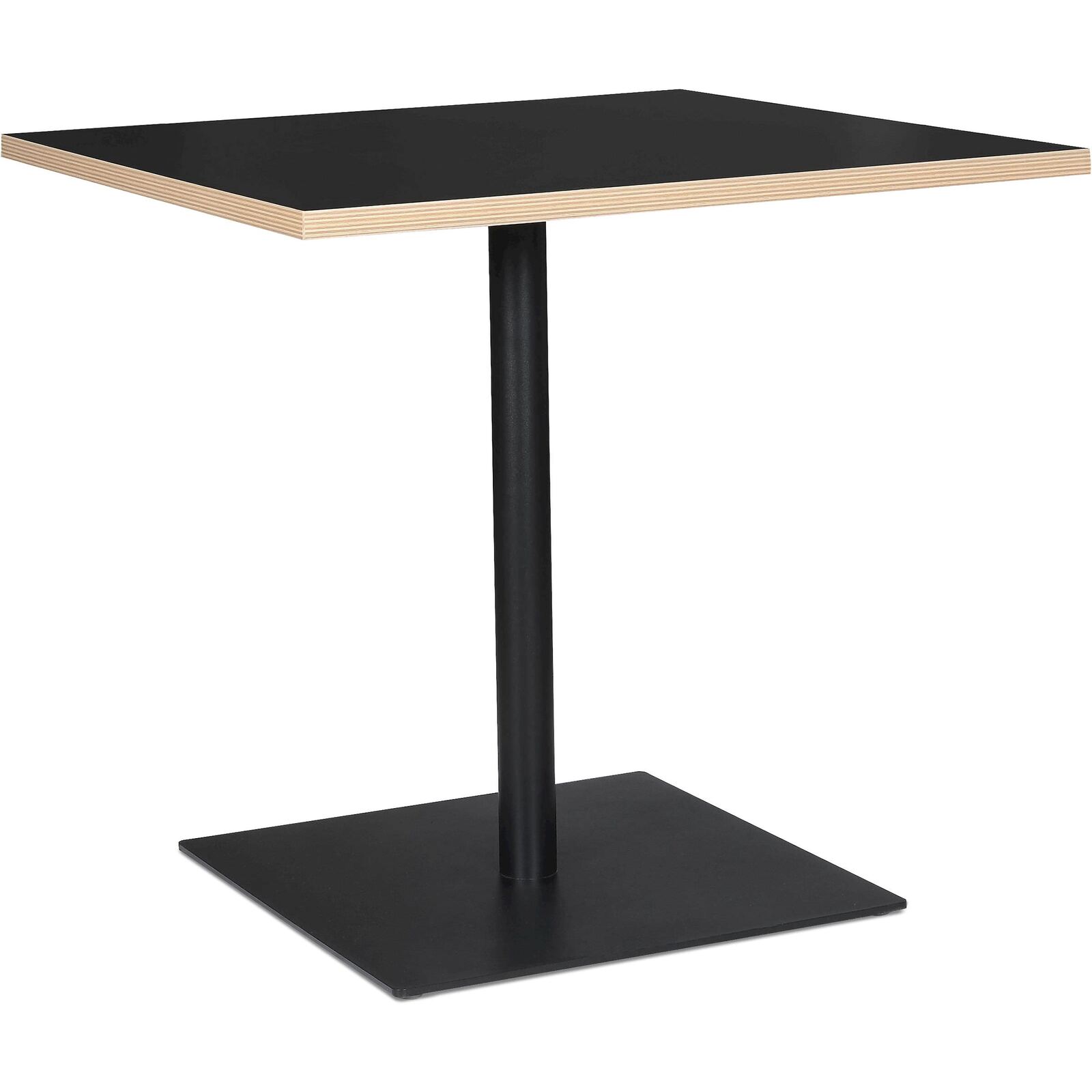 Table à diner design Baba 80 x 80 x 54 cm Noir et Noir | Leroy Merlin