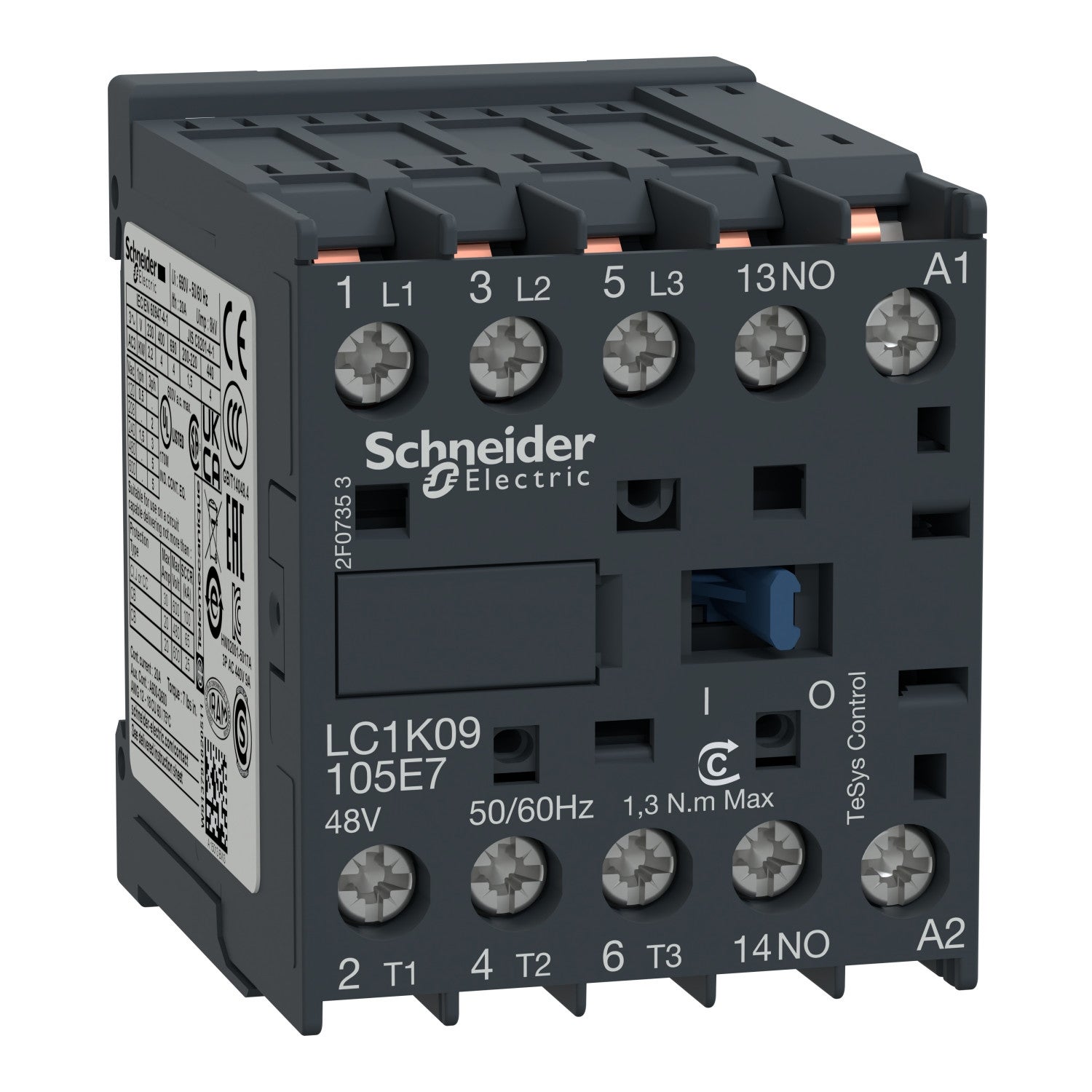 Lc1k09105e7 Schneider - Mini Contacteur Tripolaire - 3no - 9a - Bobine ...