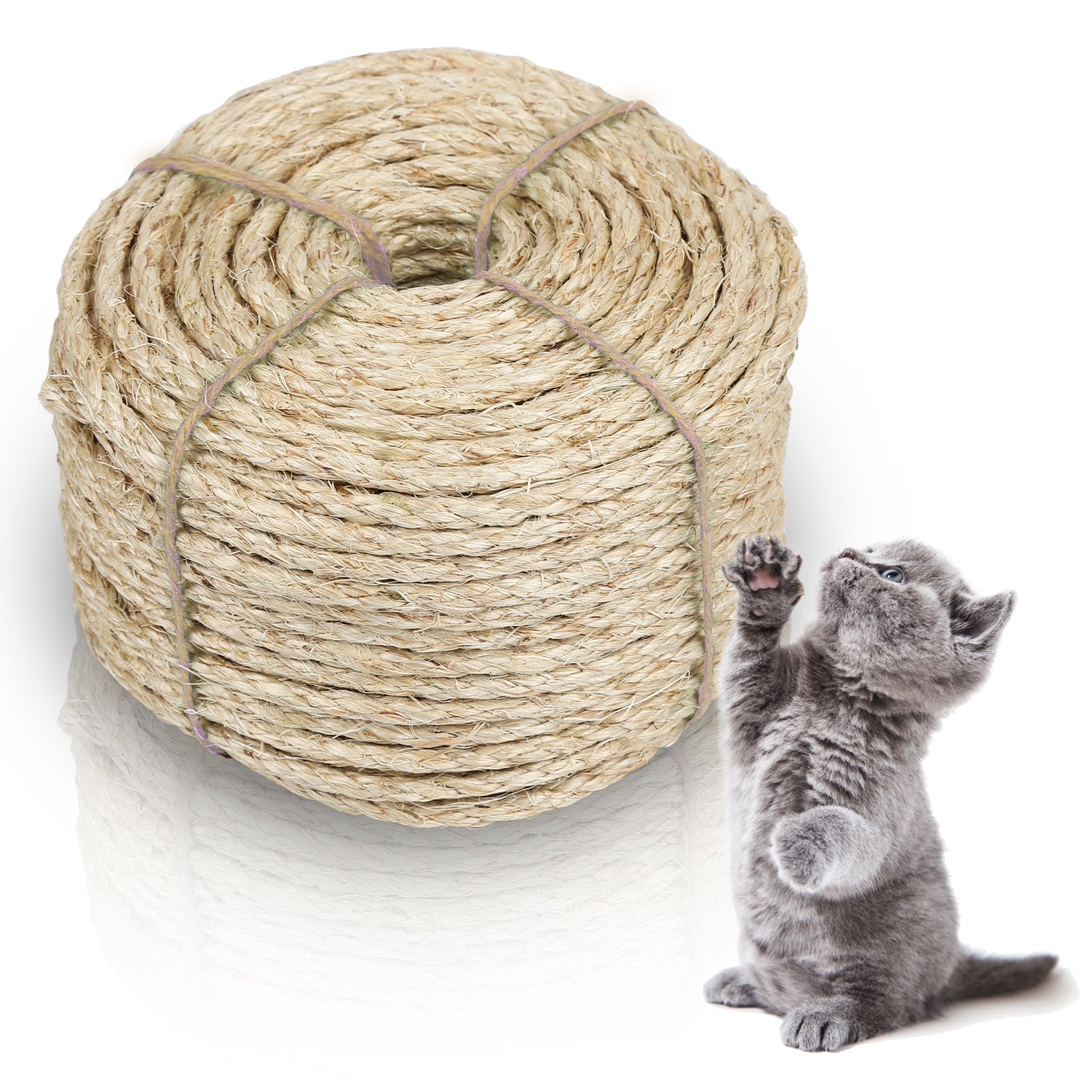 Cuerda de sisal Cuerda cuerda tross rascador Cuerda de sisal natural ...