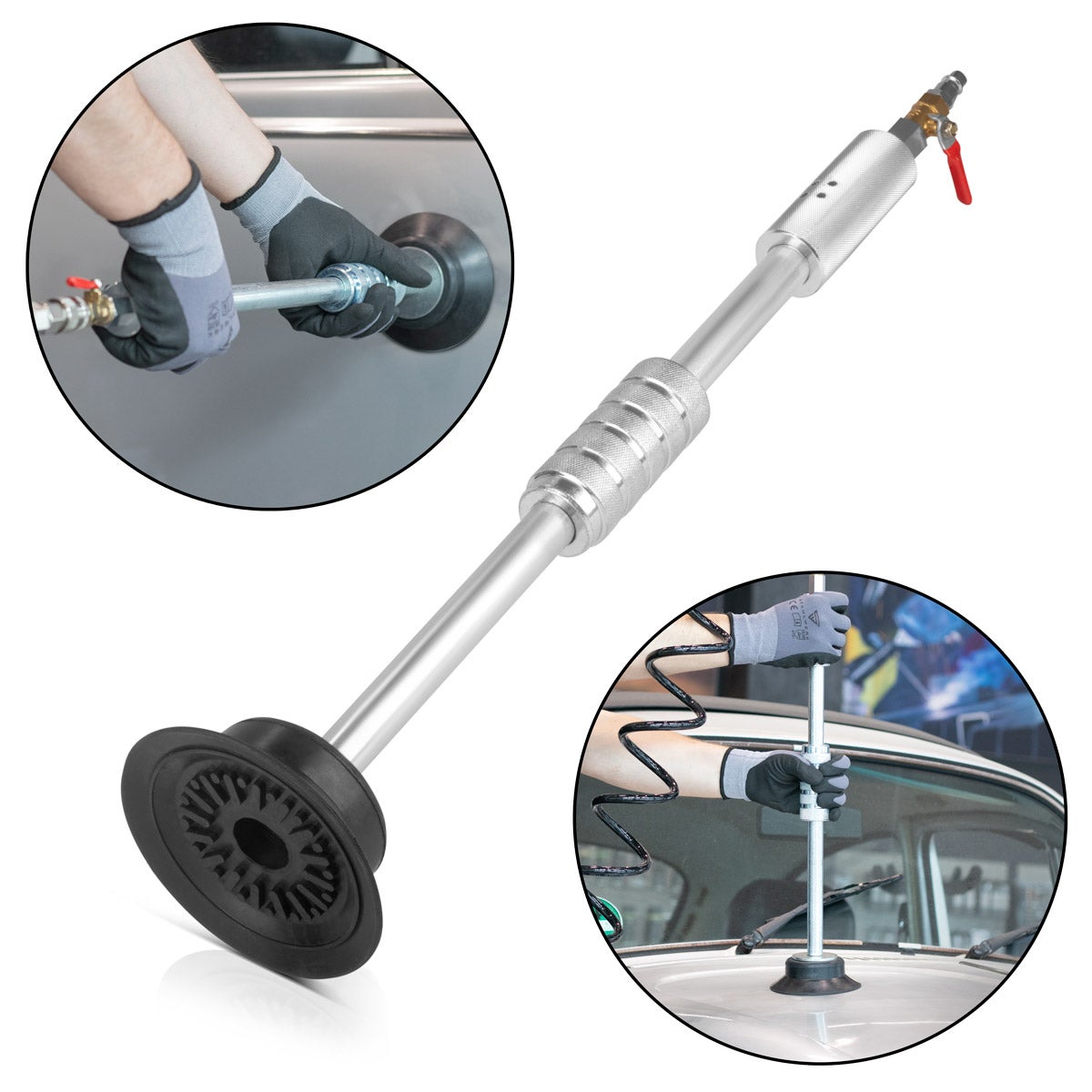 STAHLWERK Desabollador PDZ-620 ST Martillo neumático, extractor de ...
