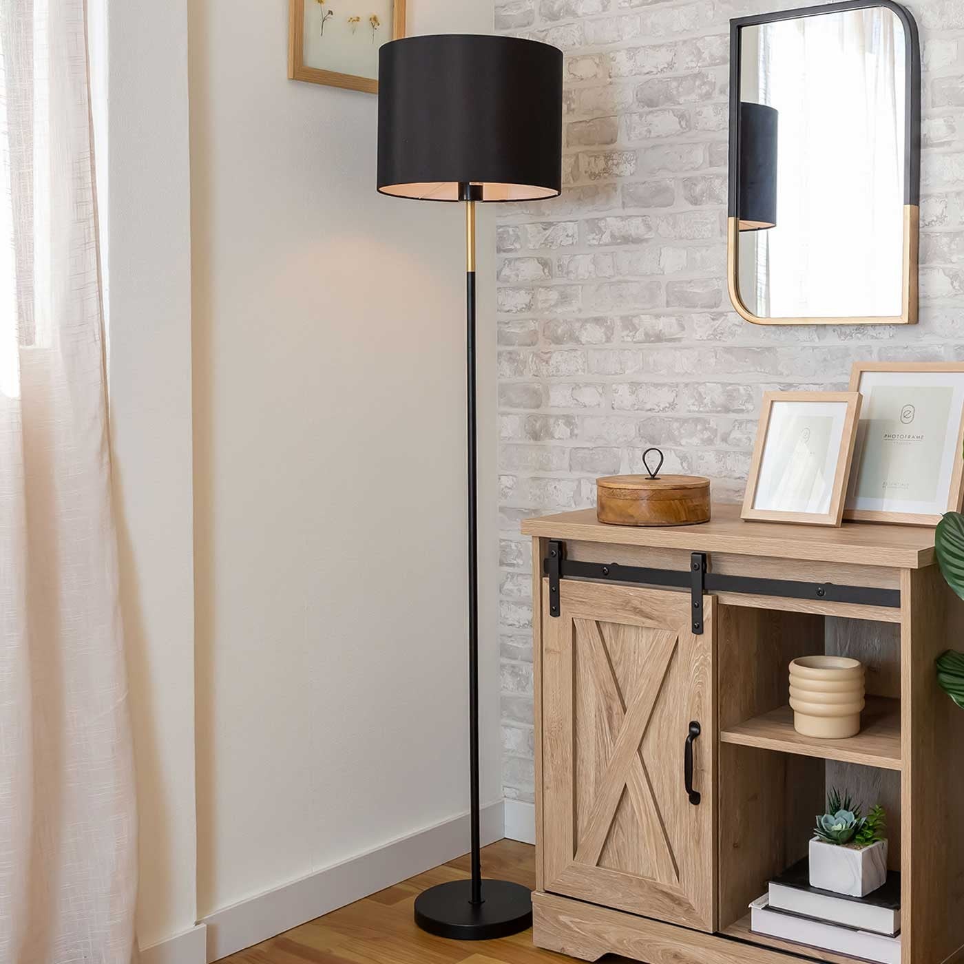 LAMPADAIRE BRISEIDA MÉTAL 151CM | Leroy Merlin