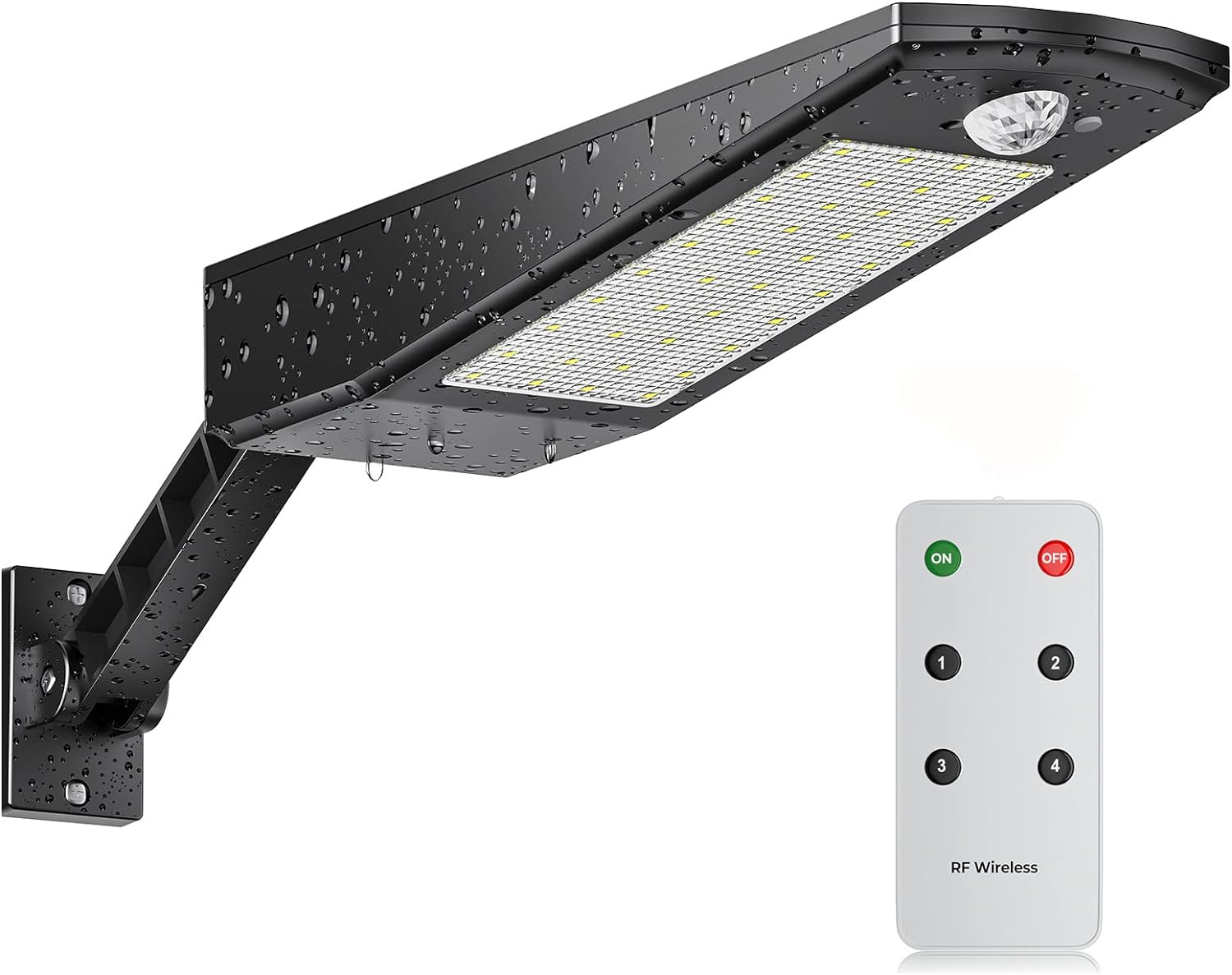 48 LED 4500mAh Lumière Solaire 900lm IP65 Lampe de Extérieure étanche ...