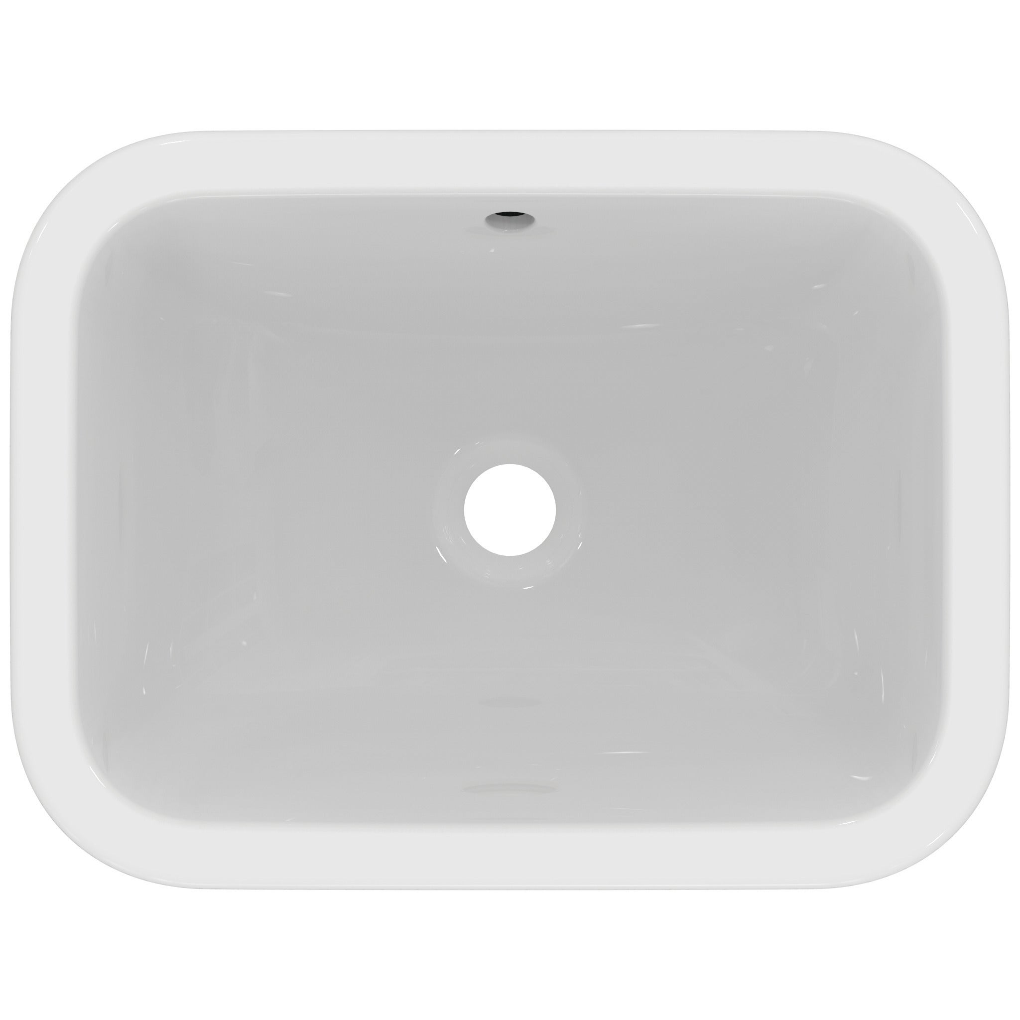 Ideal Standard Lavabo encastré à encastrer Connect rectangulaire 500mm ...