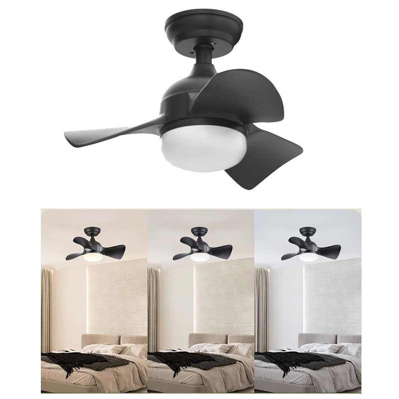 Ventilateur de plafond à visser silencieux avec LED, éclairage, 3 ...