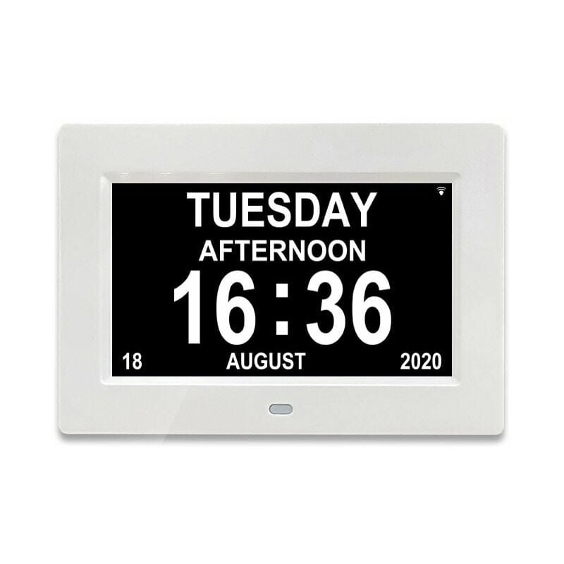 Horloge Numérique Calendrier avec Date, Jour et Heure pour Alzheimer et ...