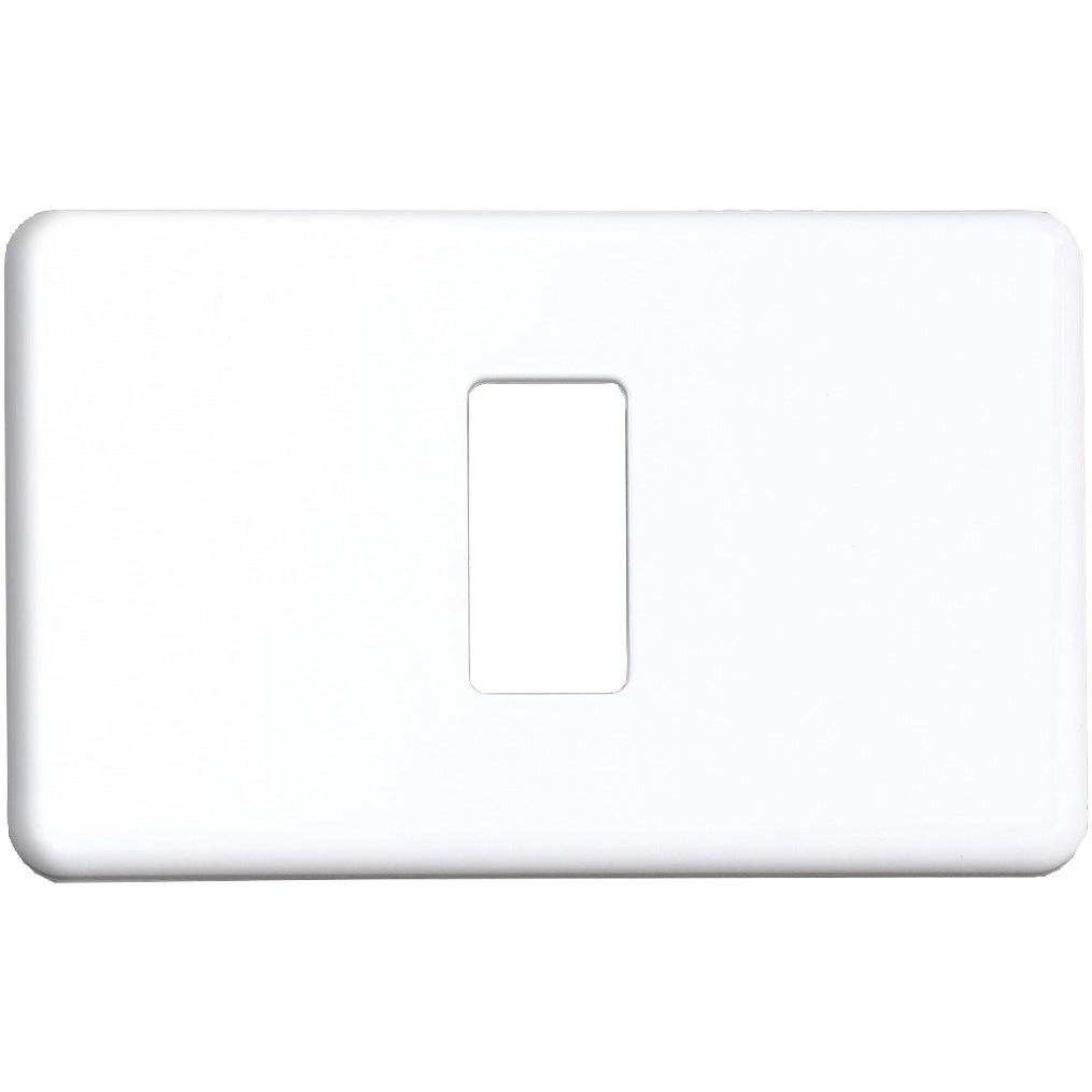 CACHE INTERRUPTEUR PLASTIQUE 1P BLANC** | Leroy Merlin