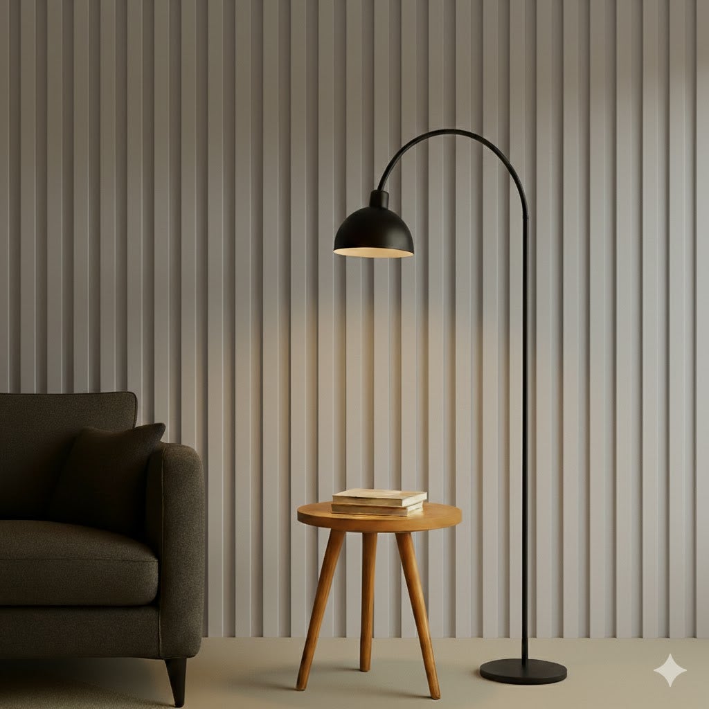 Panneau mural 3D en MDF massif Gris perle mat de 2760 mm X 750 mm ...