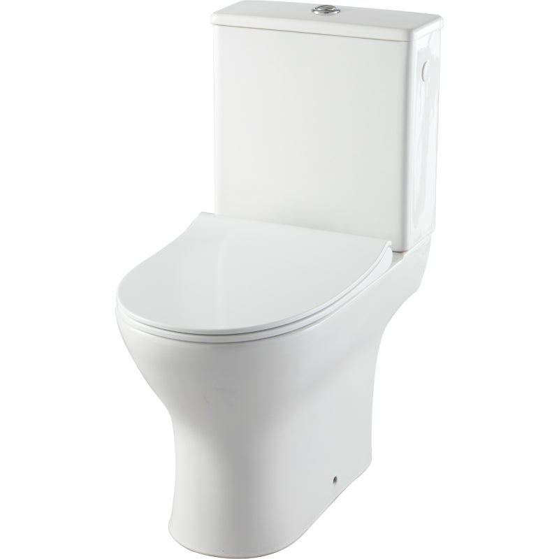 Pack wc à poser sortie horizontale sans bride - Angel | Leroy Merlin