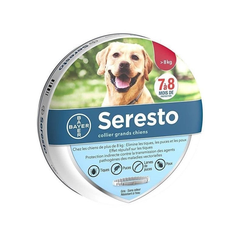 SERESTO Collier antiparasitaire - Pour grand chien | Leroy Merlin