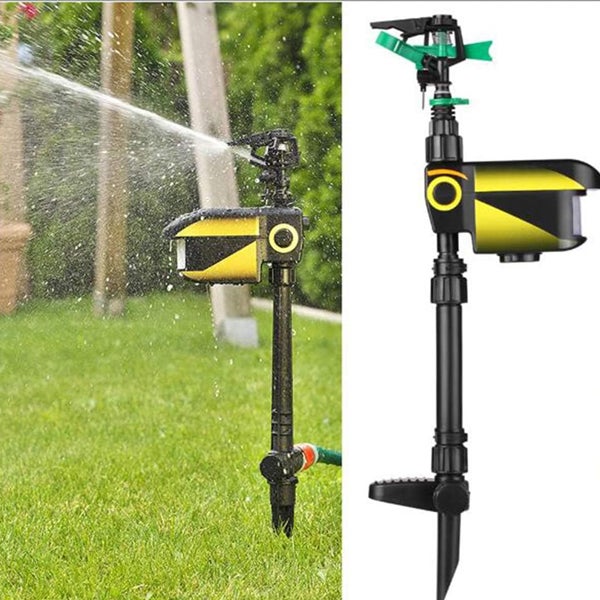 Aspersor con sensor de movimiento, aspersor de protección para jardín ...