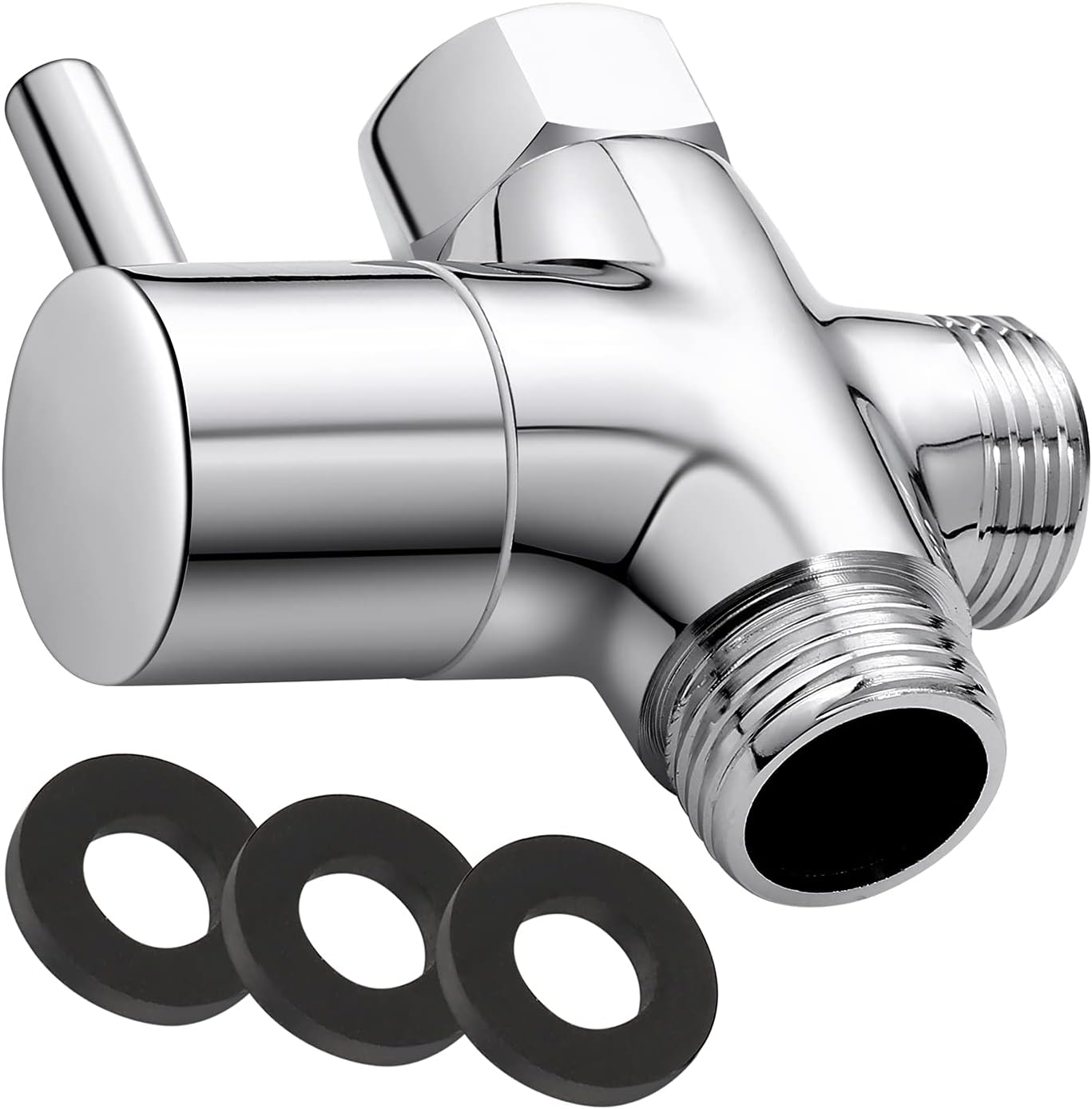 G1/2 3 Voies Soupape, Valve 3 voies en laiton massif Douchette Composants de Douche Raccord ...