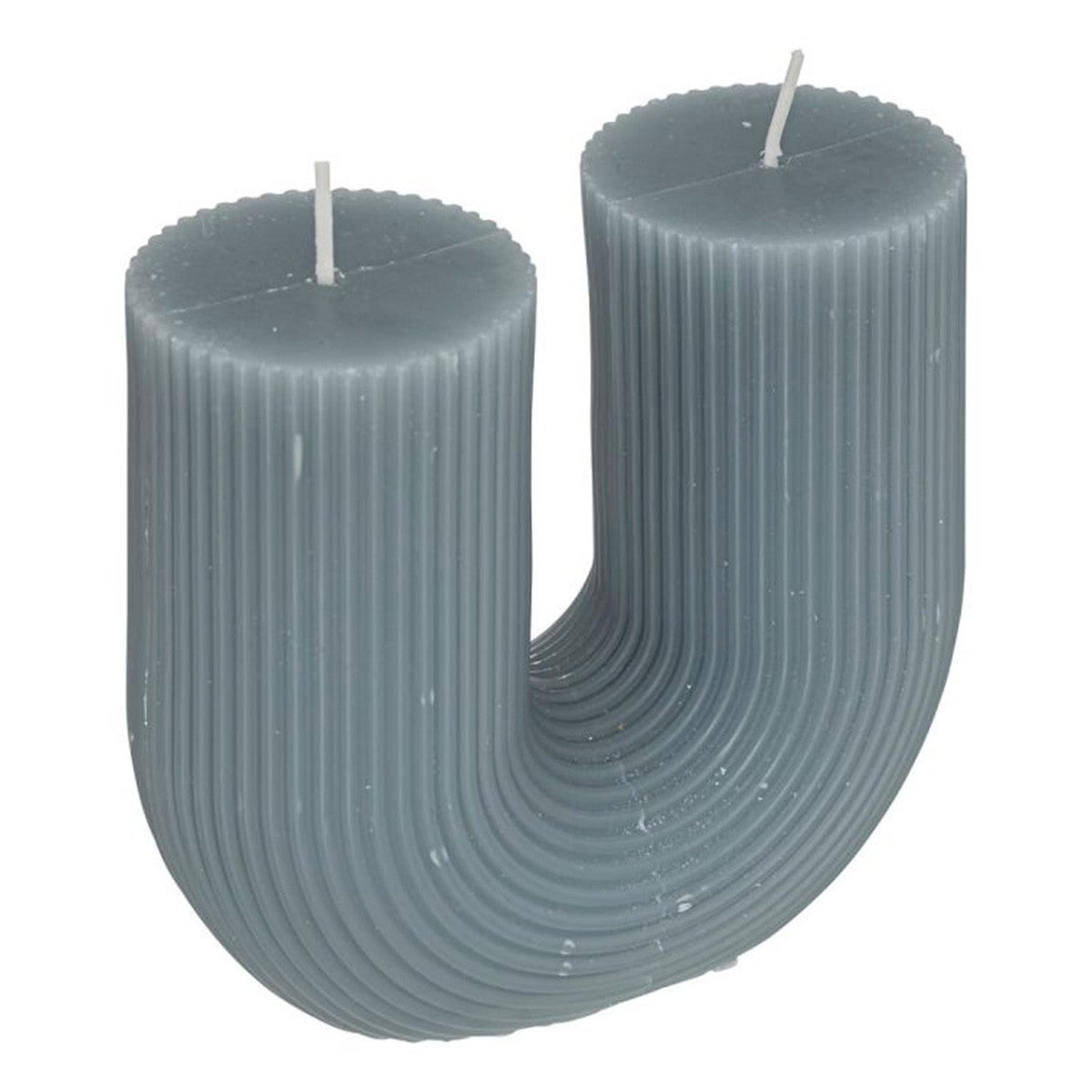 Bougie Design "Demi" 400g Bleu Orage | Leroy Merlin