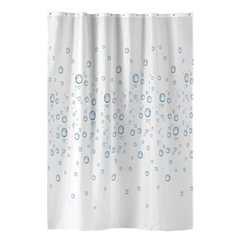 Paris Prix - Rideau De Douche "bubble" 180x200cm Blanc | Leroy Merlin