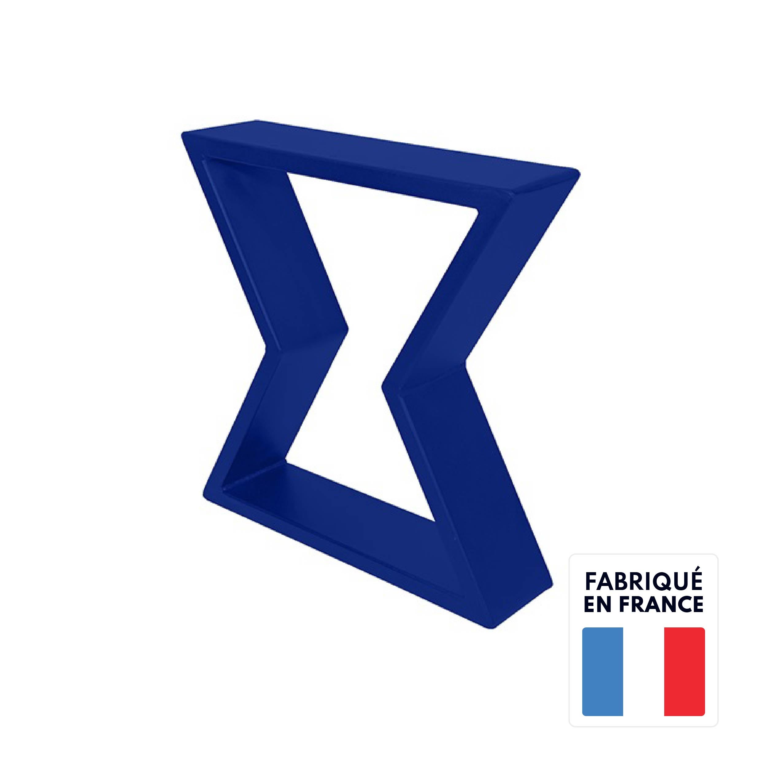 Pied sablier 40cm – Bleu Electric mat - RAL 5002 | Leroy Merlin