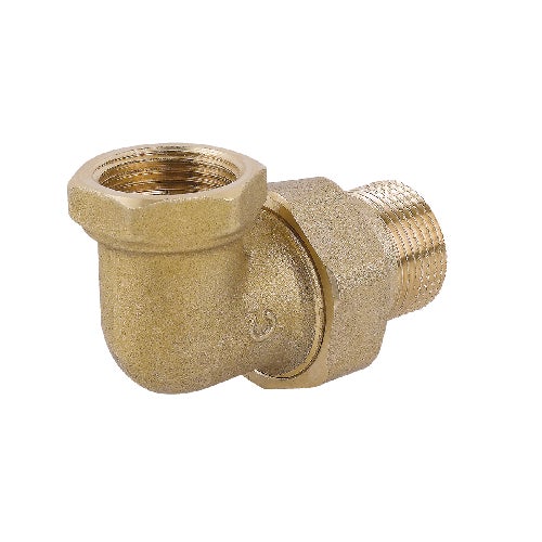 RACCORD COURBÉ MF 3 PCS AVEC JOINT TORIQUE EN LAITON JAUNE 1/2" | Leroy Merlin