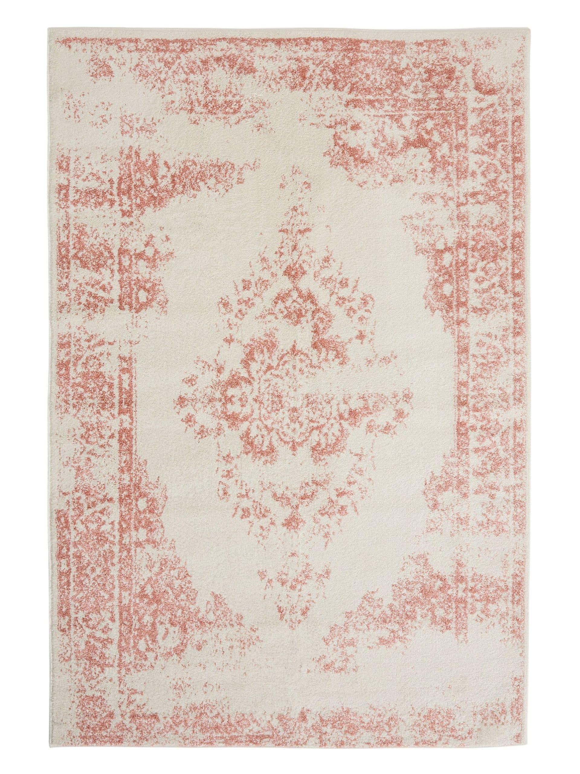 BENUTA - Alfombra Sia crema/rosa 60x120 cm | Leroy Merlin