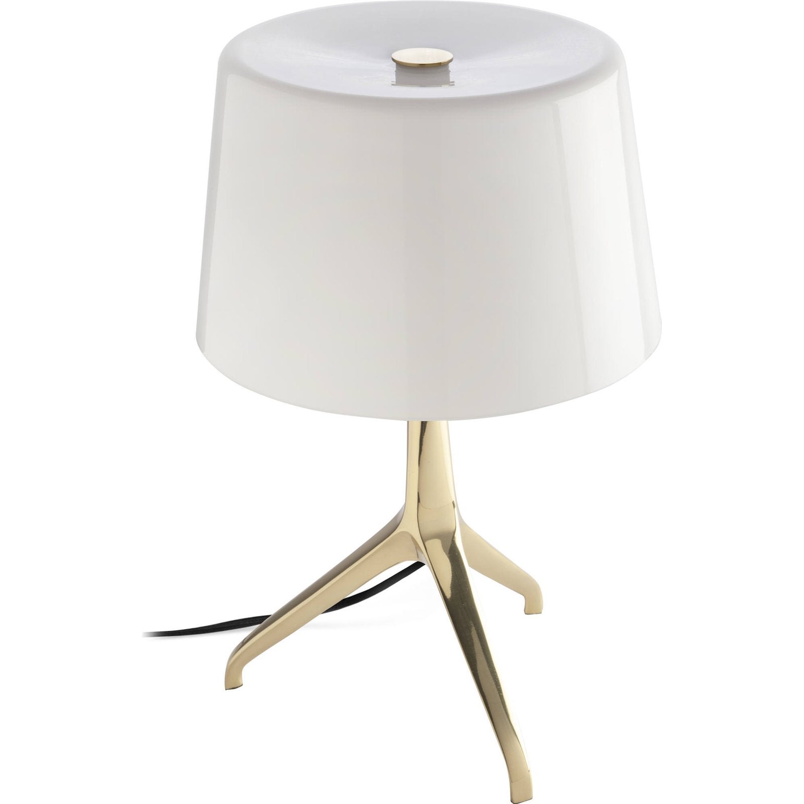 Lampe de table design dorée Angel Cerda 28 x 28 x 43 cm Blanc et Or ...