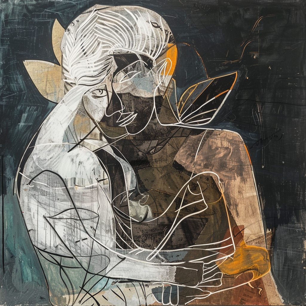 Lámina POLARTE 60x60. Sinfonía de Sombras y Resplandores Interiores ...