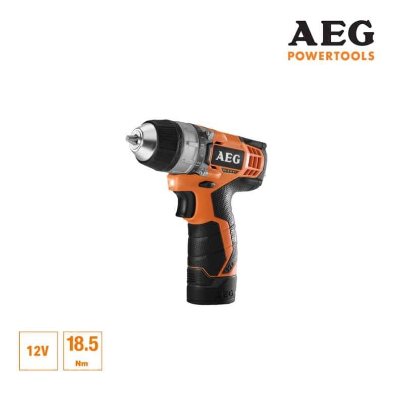 Perceuse visseuse AEG 12V Li-ion - 1 batterie 1.5Ah Pro-Lithium - 1 chargeur 30min - BS12C-151B ...