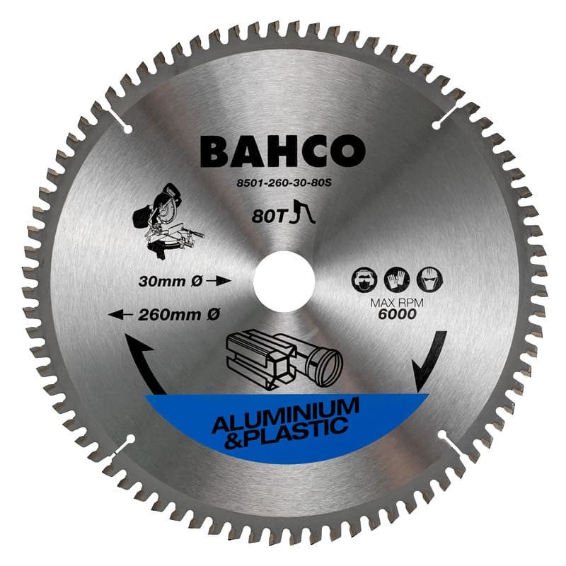 Lame de scie circulaire Ø216 mm 48 dents pour alu et plastique - BAHCO ...