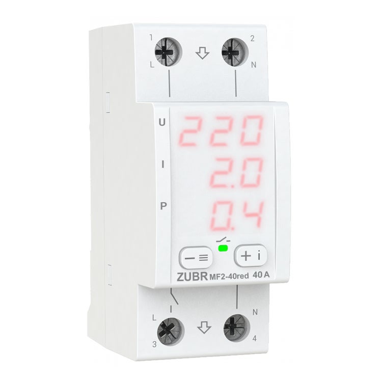 Relé de control de tensión monofásica en 2 módulos, Relé Multifunción ...