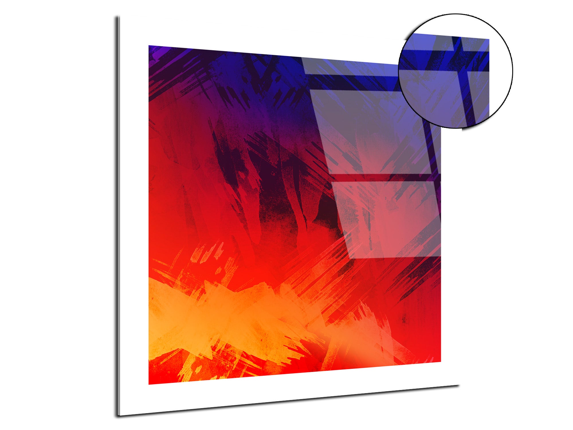 Tableau plexiglas design Abstract Color | Leroy Merlin