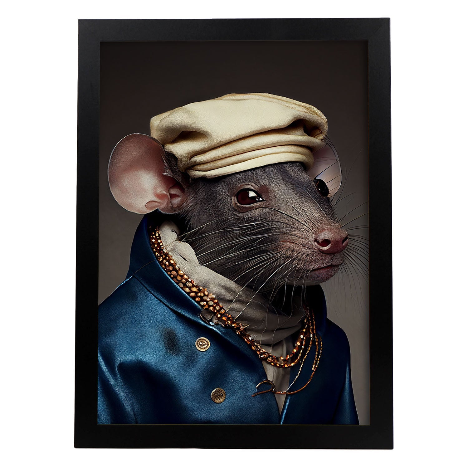 Rat Affiche Dans Un Style De Photographie. Illustrations Réalistes D ...