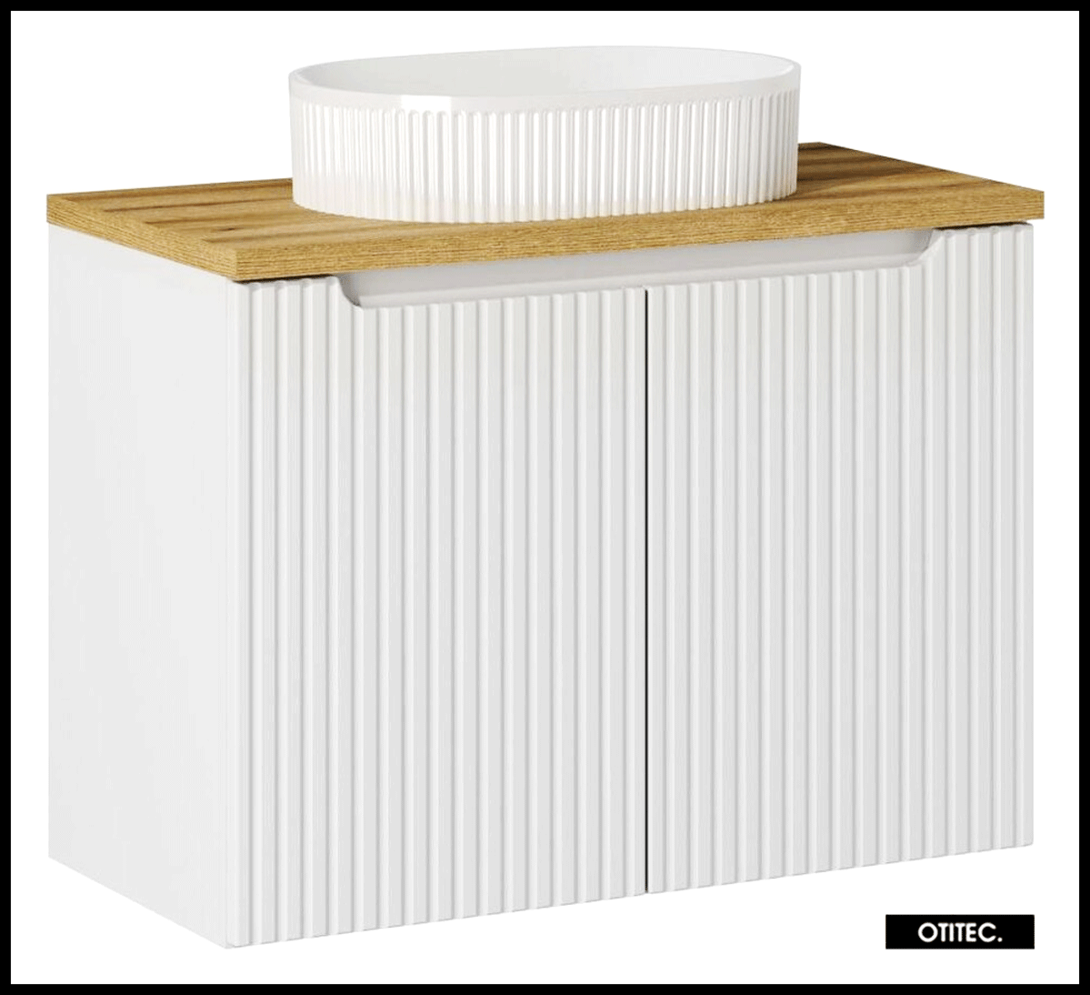 Mueble bajo lavabo de 80 cm - Con lavabo para colocar - Con Plan ...