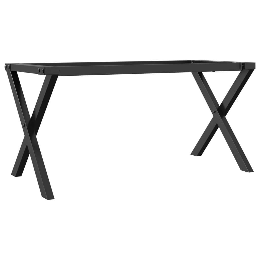 Pieds de table basse structure en X acier 90x30x43 cm | Leroy Merlin