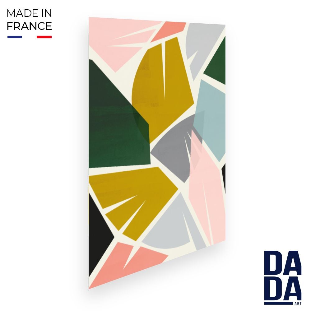 Affiche Formes géométriques colorées / 40x50cm / Fabriqué en France ...