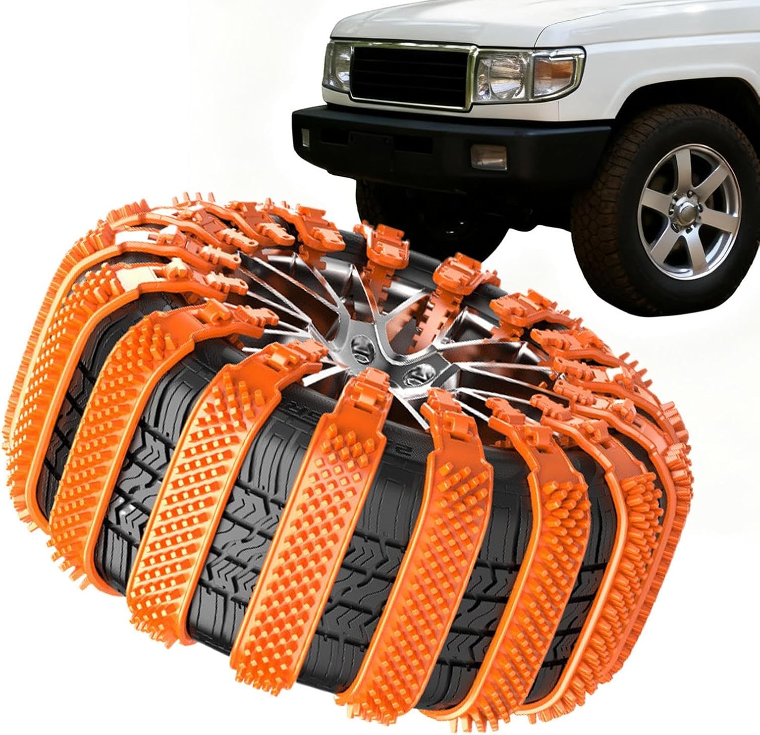 Car snow chains - suitable for winter driving and off-road safety ...