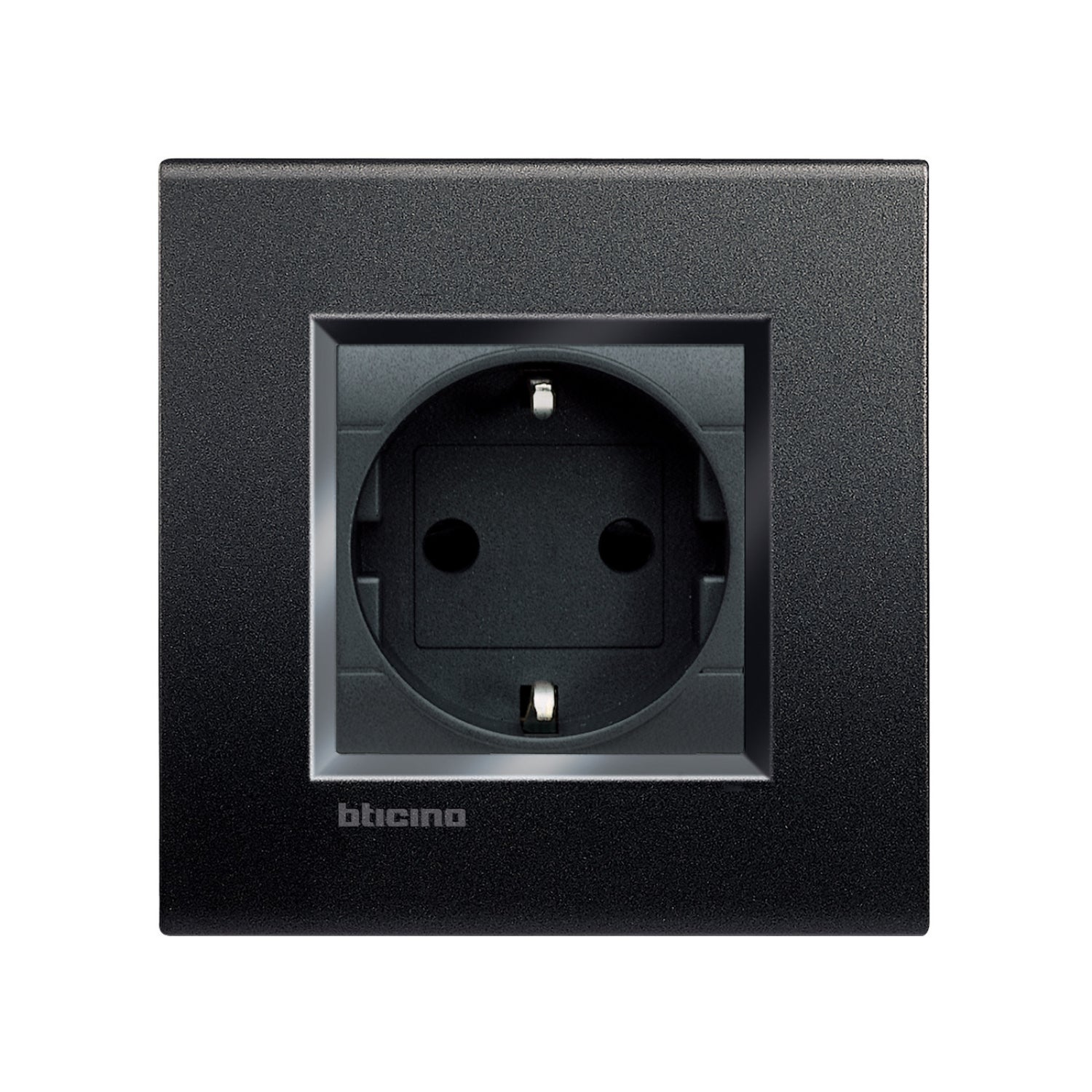 Kit Prise Type F Schuko 2P+T 16A BTicino Living Light Anthracite ...